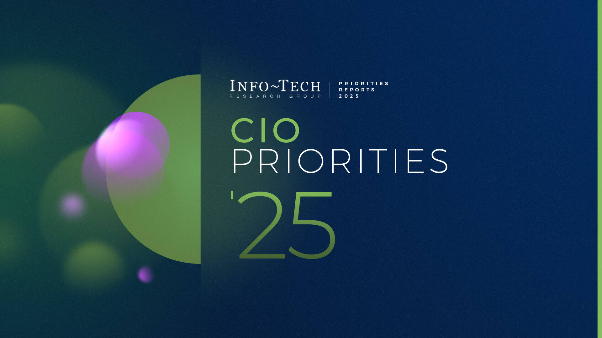 CIO Priorities 2025 | Info-Tech Research Group