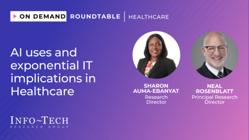 CIO Roundtable: Al uses and exponential IT implications in Healthcare ...