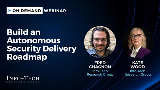 Webinar: Build an Autonomous Security Delivery Roadmap | Info-Tech ...