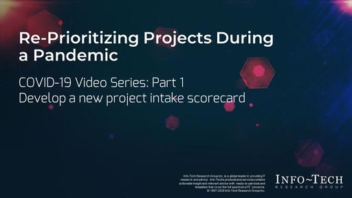 Project Value Scorecard Development Tool | Info-Tech Research Group